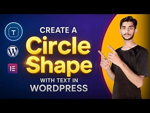 How to Write Text in Circle Shape in WordPress | Responsive Circle Text Design