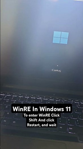WinRE Im windows 11 + Tutorial to enter #winre #recovery #windows11 #windows