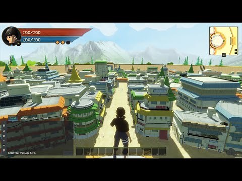 Playing A NEW Open World Naruto Game With Create A Character (Shinobi Era)