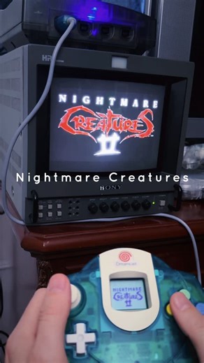 Bleeding Hearts Gaming Club on Instagram: "Nightmare Creatures II on the Dreamcast has a completely different energy compared to the PS1 release. The visuals are sharper, the atmosphere feels heavier, and the whole game leans into that gritty early-2000s horror vibe the Dreamcast did so well. The gore, the soundtrack, the strange pacing… it all hits in a way modern horror never tries to replicate. It’s one of those games you’d find by accident back in the day and wonder how something this weird 