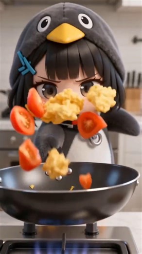 GuguGaga Kung Fu Cooking#gugugaga #anime #cute #cutebaby #penguin #pet #babyshorts #kungfu #cooking