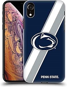 Head Case Designs Officially Licensed Pennsylvania State University PSU Stripes Hard Back Case Compatible with Apple iPhone XR