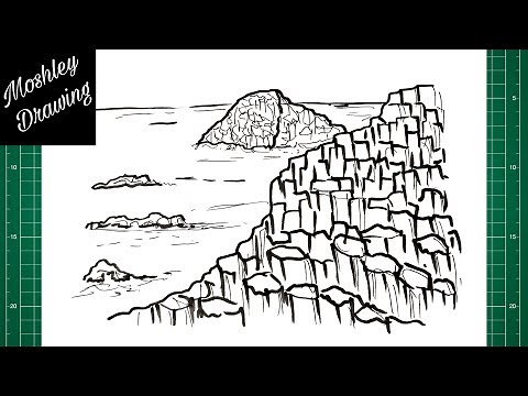 How to Draw The Giant's Causeway