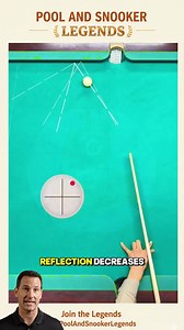 Stop Guessing! Master the Rails with Spin 🎱 Did you know the "Angle of Incidence" doesn't always equal the "Angle of Reflection"? 🤔 It all depends on the spin! Here is the ultimate guide to how Top Spin and Back Spin (mixed with side English) change the cue ball's path off the cushion. Master these physics to get perfect position every time. 🔥 👇 Which spin do you use the most? Let me know in the comments! #billiards #pooltable #8ballpool #poolhacks #billiardstips #bankshot #geometry #tricksh
