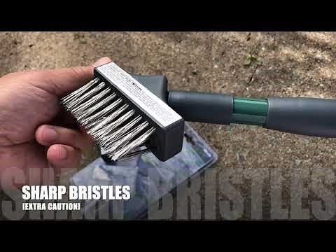 Steel Weeder - How to remove weeds in between paving slabs!