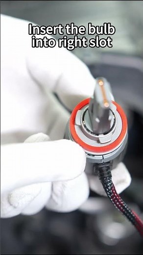 20s to teach you how to install H11 LED bulbs