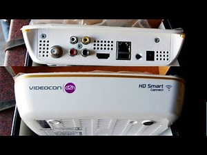 Videocon D2H Smart Connect Set Top Box Unboxing, d2h stream set top box