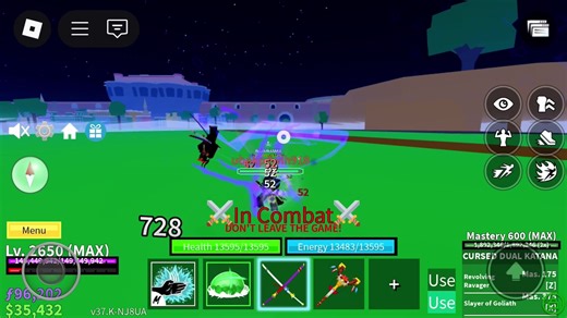 Master the Control Combo in Blox Fruits Gameplay