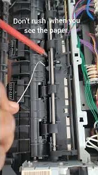 How to carefully remove a paper jam from a fuser (HP) without damaging it 🤔