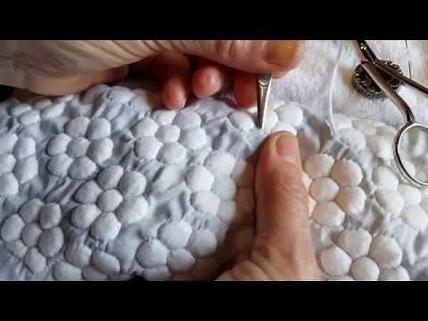 Tuto Faire du boutis : bourrage ou méchage par Dominique Fave (CREDO BOUTIS)