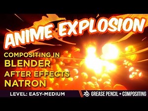 Anime Explosion in Blender