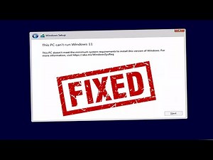 Sửa lỗi This PC doesn't meet the minimum system requirements to install Windows 11