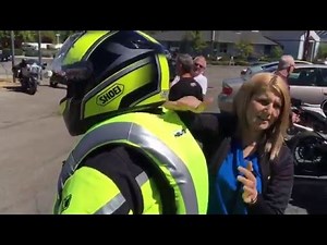 HELITE Airbag Demo - Hansen's Motorcycles in Medford Oregon