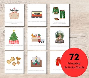 Christmas Advent Calendar Activity Cards Printable, Christmas Holiday Countdown, Kids Advent Cards, Xmas Daily Note Cards, Advent Activities - Etsy Canada