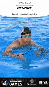 Bringing #AdaptiveSwimming to the 2022 atHome National Veterans Wheelchair Games is long-time #AdaptiveSports supporter Penske Truck Leasing! We are so grateful to #PenskeTruck Leasing for keeping the #WheelchairGames, co-presented by PVA and Adaptive Sports and Arts - U.S. Department of Veterans Affairs, and local host Phoenix VA Health Care System, on the move and for supporting our #Veteran #AdaptiveAthletes. Learn More: wheelchairgames.org/athletes/nvwgathome/. | Paralyzed Veterans of Americ