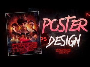 Making The PERFECT Stranger Things Season 5 Movie Poster in Photoshop!