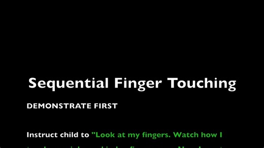 Sequential Finger Touching