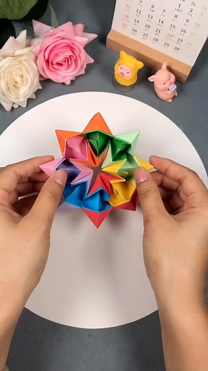 Use a few small pieces of colored paper to make a fun infinite rainbow flipping fun, toys made by yourself are more fun than bought ones #papercraft #handmade #paperart #cardmaking #papercrafting #paper #craft #art #papercrafts #diy #scrapbooking #handmadecards #crafting #paperlove #origami #scrapbook #papercut #paperartist #crafts #cardmaker #creative #cards #cardmakersofinstagram #paperflowers #stamping #card #handcrafted #design #papercutting #love paper craft ideas | paper craft ideas