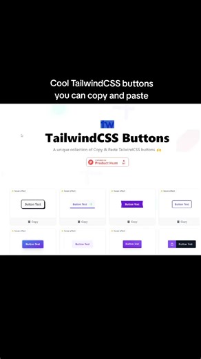 Cool TailwindCSS Buttons for Developers