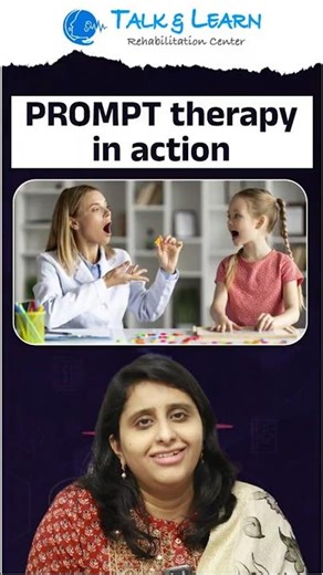 PROMPT THERAPY TECHNIQUE FOR APRAXIA OF SPEECH | Talk & Learn Rehabilitation Center