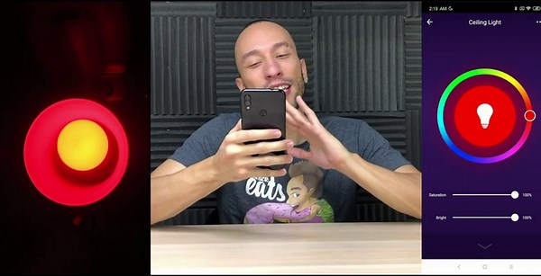 OHLUX GU24 Smart Light Bulbs Compatible with Alexa, 10W 900LM Super Bright RGBCW Color Changing LED Bulb, 120V 100W Halogen Replacement, 2 Pack