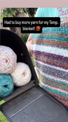 I finally had to restock yarn for my temperature blanket! I ran out of yarn for the temperature range of 80’s, but looking at my temp calendar I’m pretty sure 90’s yarn will run out soon too. We’re in June here in Texas and I’m pretty sure, at this rate, July and August will be seeing some black…. How’s YOUR temperature-Sampler Blanket coming along? Have you had to restock any colors yet?? #temperatureblanket2025 #Samplerblanket2025 #crocheteithtiffany #michaelsloopsandyhrraddyarn | Crochet with