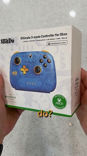 1.3K views · 5 comments | Own the legendary Rare vibes with the 8BitDo Ultimate 3-mode Controller—wired, wireless, or Bluetooth for Xbox & beyond!  Pro-level precision, 20hrs battery, and a sleek charging dock to keep your game strong!  | Vibe Gaming | Facebook