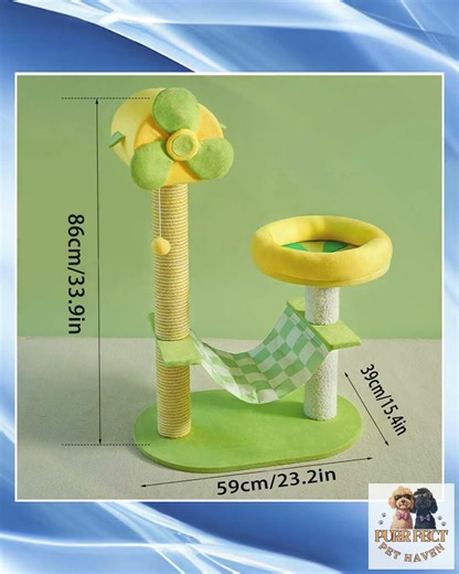 Cat Climbing Frame - Multi-Level Tower with Scratching Posts