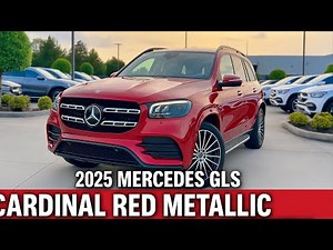 2025 GLS 450 in Cardinal Red: Mercedes Largest Family SUV! #gls450 #mercedes #suv
