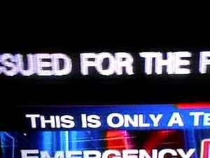 EAS weekly test w/ narration