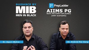 1.2K views · 15 reactions | As you all know the AIIMS exam pattern has been changed recently, we care for you and want to make you aware of the recent changes in the exam pattern. Watch ace faculty Dr. Gobind Rai Garg & Dr. Apurv Mehra discuss the new exam pattern & marking scheme for MD/MS Entrance Examination. All those who are preparing for AIIMS-PG July 2019 session must pay attention to this video. #GuidanceByMIB #MenInBlack #PrepLadder #AIIMSExamNewPattern | PrepLadder Medical | Facebook