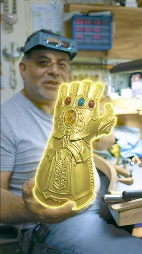 Real $100,000 Infinity Gauntlet With Gemstones #shorts #gemstone #gems