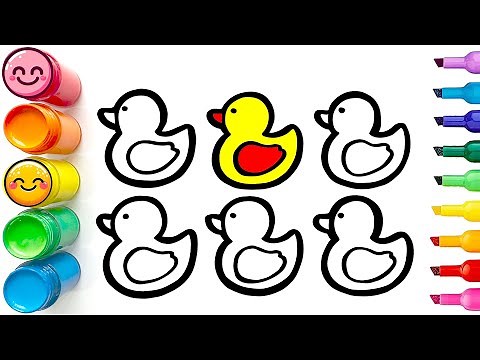 How to Draw 6 Cute Little Ducks | Step by Step Drawing Tutorial