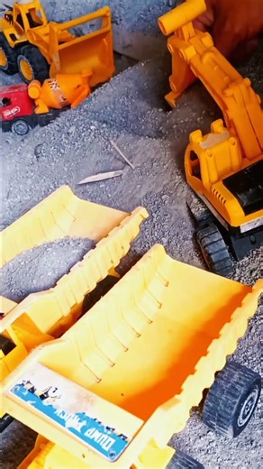 Excavator, Dump truck, Cement Mixer Truck, Wheel Loader