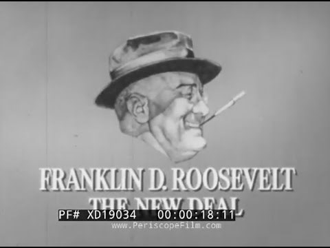 " FRANKLIN D. ROOSEVELT AND THE NEW DEAL " GREAT DEPRESSION & FDR FIRST TERM 1933-1937 XD19034