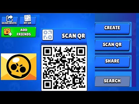 how to use QR code and scanner in brawl stars #brawlstars #newupdate