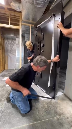 Turning Our Home Into A Fortress- Fort Knox Vault Door Install #sponsored | Rufast