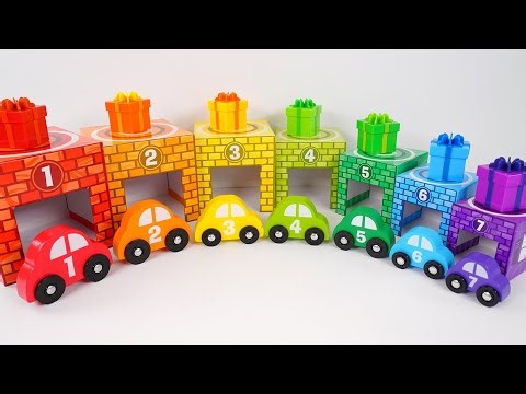 Learning and Matching Colors and Numbers with Toy Cars | Educational Video for Kids