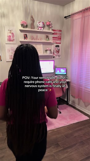 When your workday isn’t filled with back-to-back calls, your body literally feels the difference. Less stress. Less anxiety. More focus. More peace. That’s the power of choosing a non-phone remote role. Your nervous system deserves a job that doesn’t keep it in survival mode all day. If you’re ready to trade chaos for calm and start applying smarter, my free non-phone remote job guide is waiting for you. ✨ Link in my bio to download it. #remotework #workfromhome #remotejob #remoteworklife