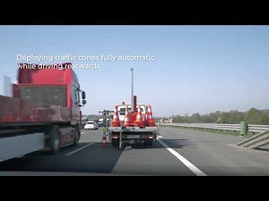 X-Cone - deploying traffic cones fully automatic while driving rearwards