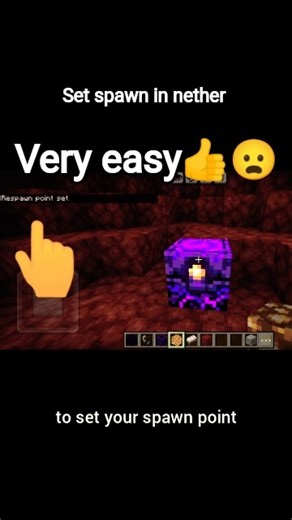 how to use respawn anchor in mcpe #minecraft #minecraftfacts #minecrafttutorials #minecraftdownload