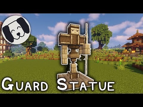 Minecraft: Medieval Guard Statue Tutorial!