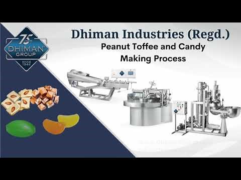 Peanut Toffee & Kacha Aam Candy Making Process | Complete Confectionery Line | Dhiman Industries