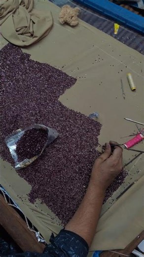 Fully Beaded Hand Embroidery | Luxury Embellishment Process