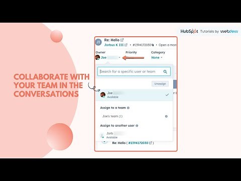 How-to collaborate with your team in the conversations inbox in HubSpot.