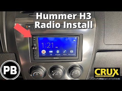 2005 - 2010 Hummer H3 Radio Install