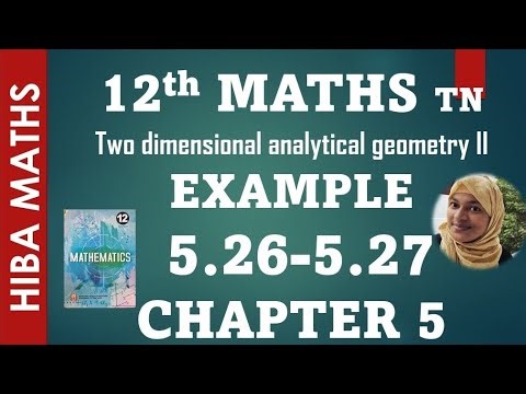 12th maths chapter 5 example 5.26-5.27 tn syllabus hiba maths