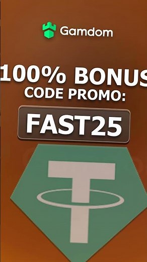 GAMDOM code promo 2025 - ''FAST25'' jusqu'à 100% BONUS (code bonus GAMDOM)
