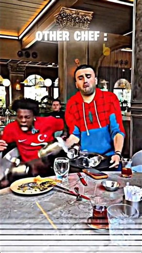 Other chef the last one is crazy 😱 #trollface #cooking #chef #ytshorts