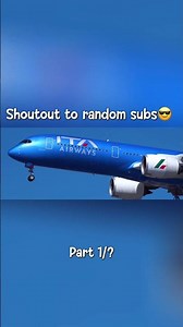 Shoutout to random subs😎 (part 1/?) #aviation #subscribers